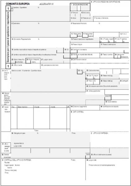 Bollette doganali | IUS TRIBUTARIO